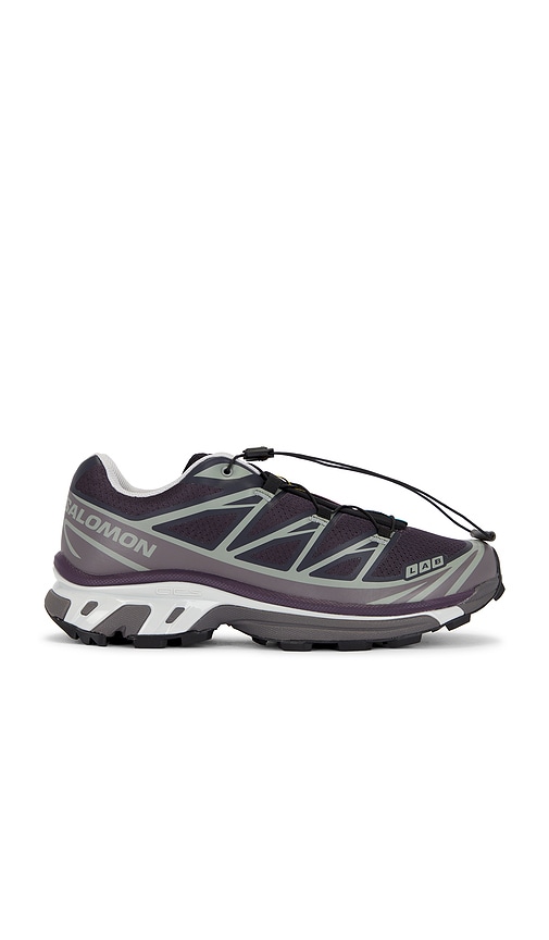 Salomon XT-6 in Nine Iron, Excalibur, & Plum Perfect | REVOLVE