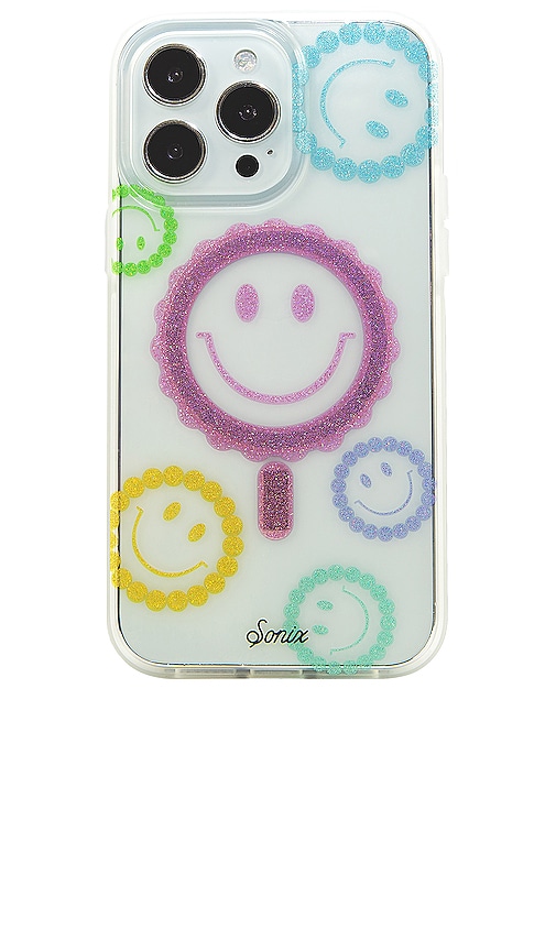 Sonix Magsafe Compatible Iphone 14 Pro Max Case in Glitter Smiley | REVOLVE