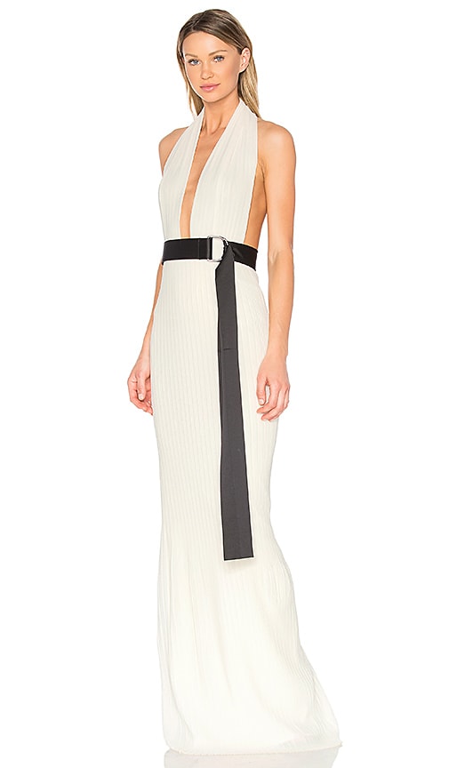 SOLACE London Laryn Maxi Dress in Cream | REVOLVE