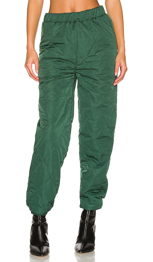 superdown Trish Puffer Pant in Forest Green | REVOLVE