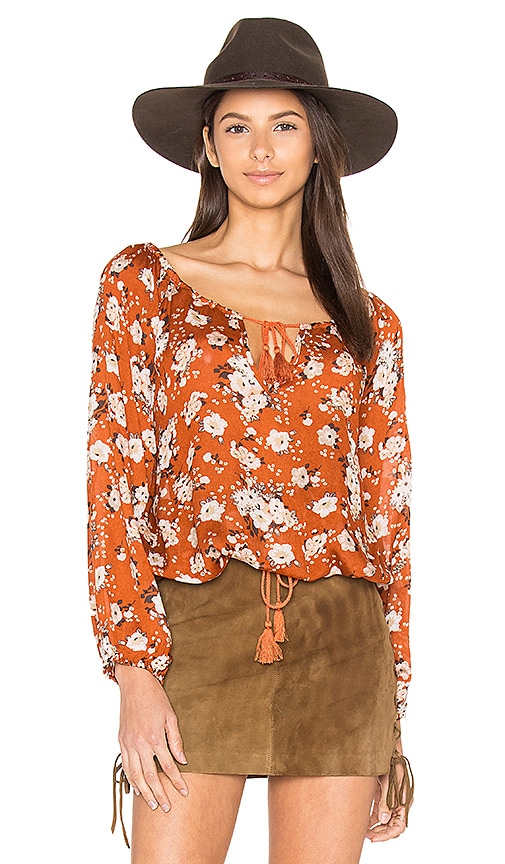 SPELL Gypsy Dancer Top in Maple | REVOLVE