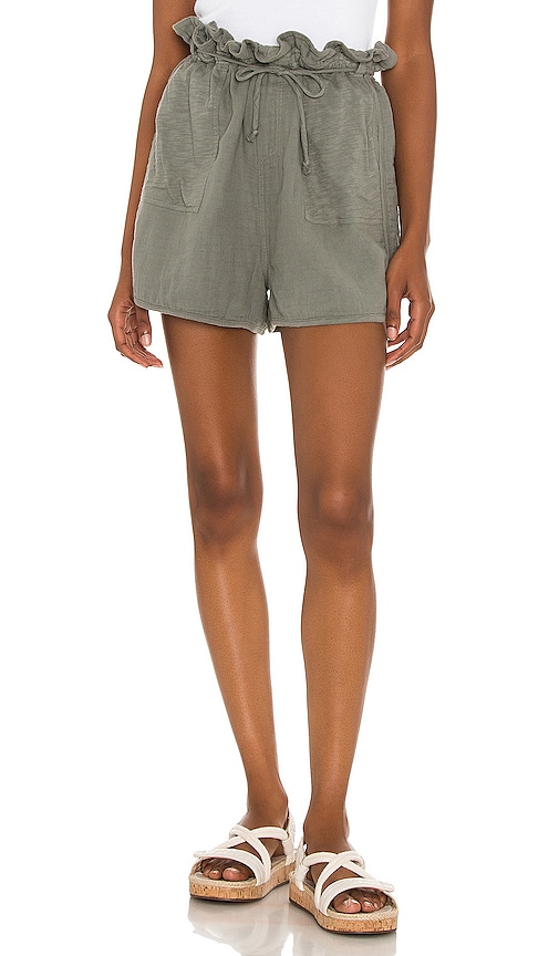 Splendid Ruby Paperbag Short in Olive Brown | REVOLVE