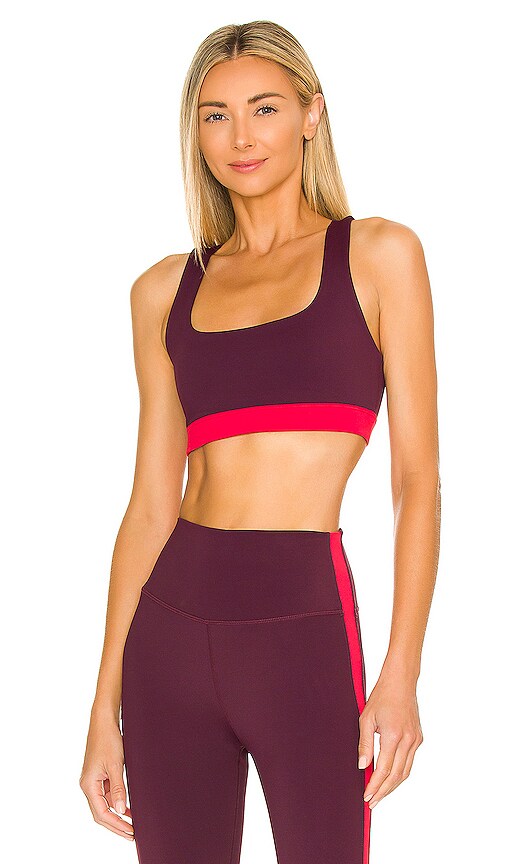 Splits59 Dream Techflex Bra in Prune & Pirate Red | REVOLVE