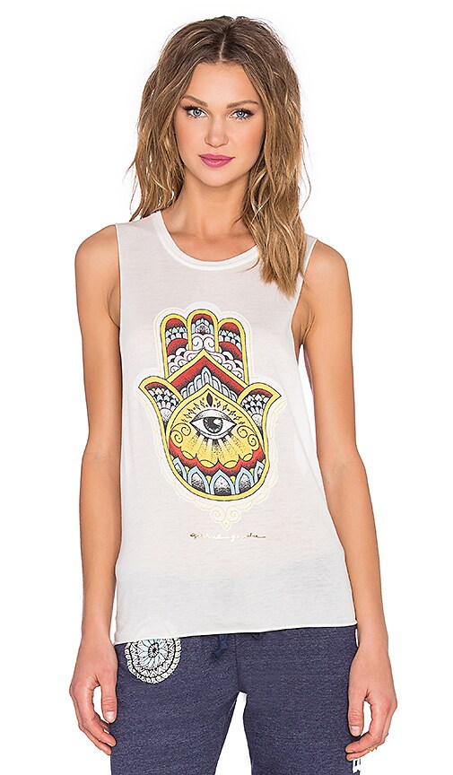Spiritual Gangster Hand Tank in Stardust | REVOLVE