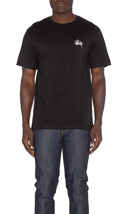 Stussy Basic Stussy Tee in Black | REVOLVE