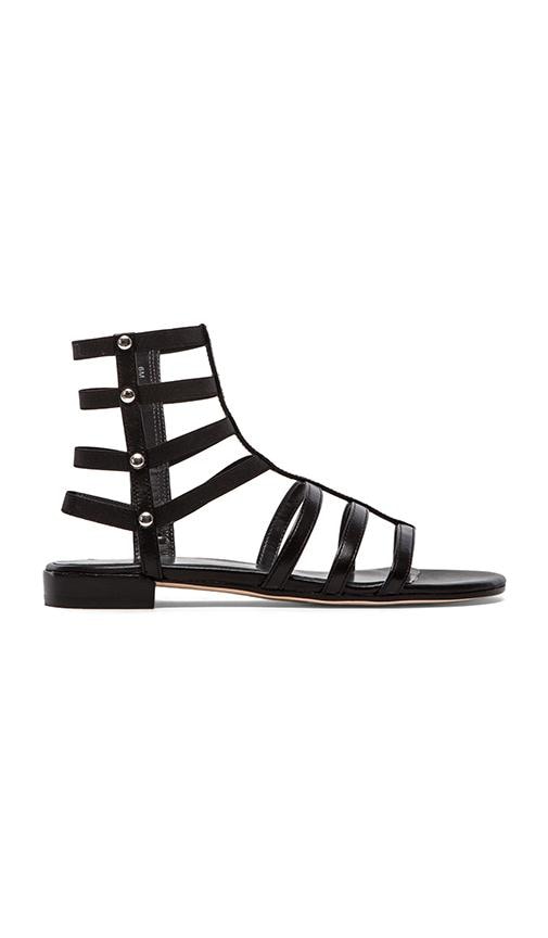 Stuart Weitzman Caesar Gladiator In Black Revolve