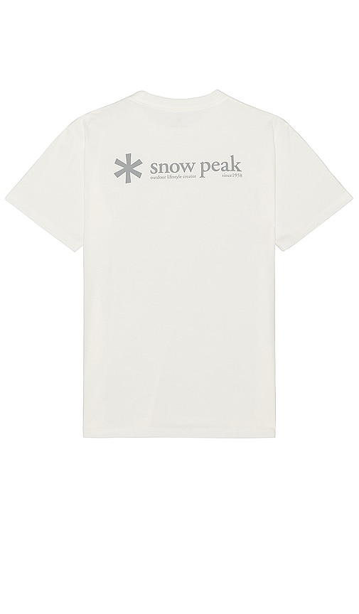Snow Peak Logo T-shirt in White | REVOLVE