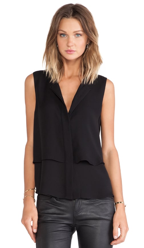 Theory Gentaire Tank in Black | REVOLVE