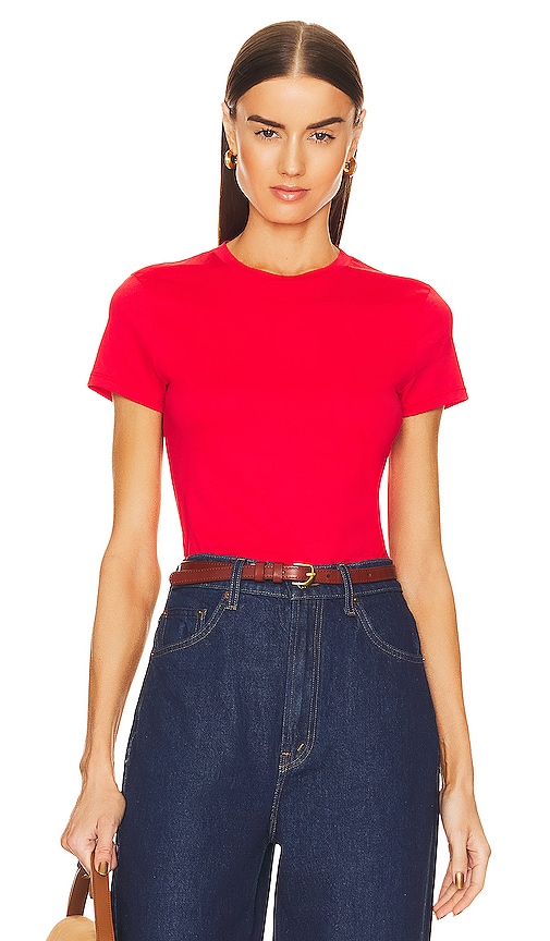 Theory Tiny Tee in Grenadine | REVOLVE