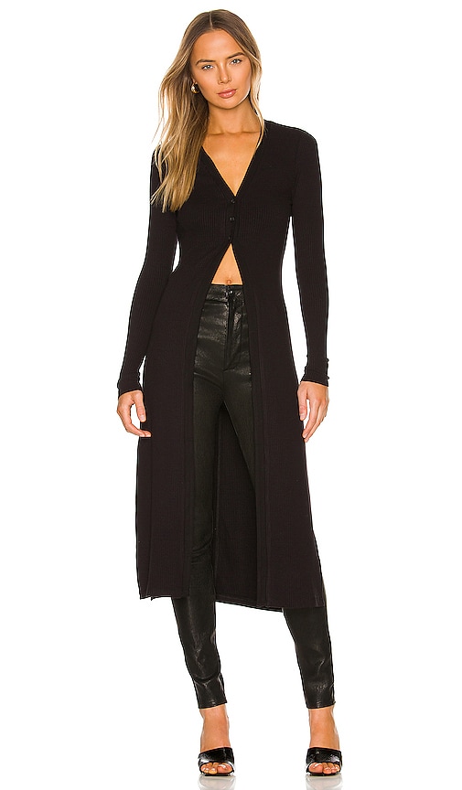 The Range Long Sleeve Duster in Black | REVOLVE