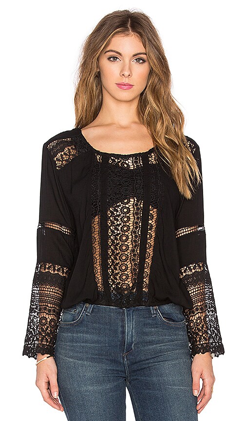 Tiare Hawaii Dove Top in Black | REVOLVE