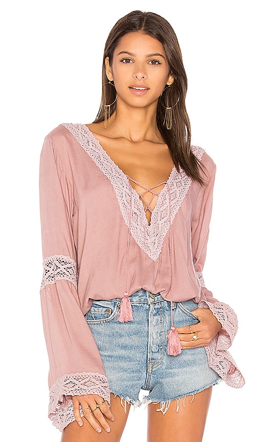 Tiare Hawaii Vienna Top in Mauve | REVOLVE