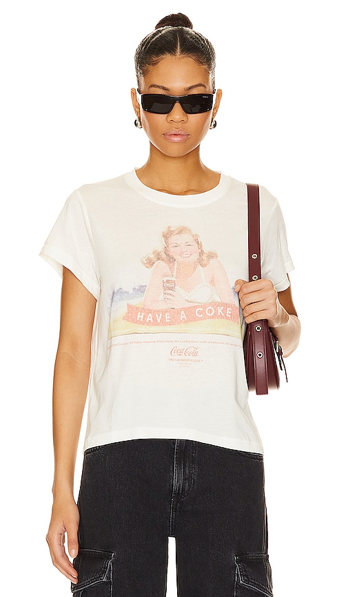The Laundry Room Have A Coke Perfect Tee in White | REVOLVE