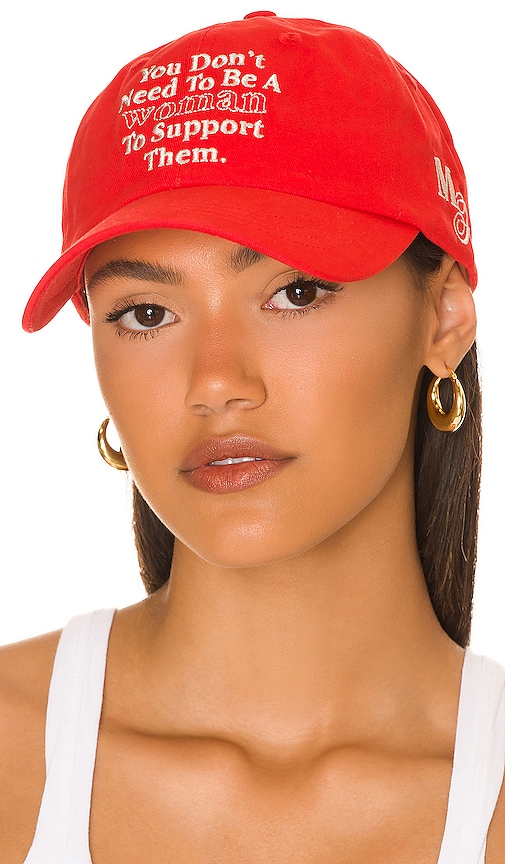 The Mayfair Group Woman Baseball Hat in Red | REVOLVE