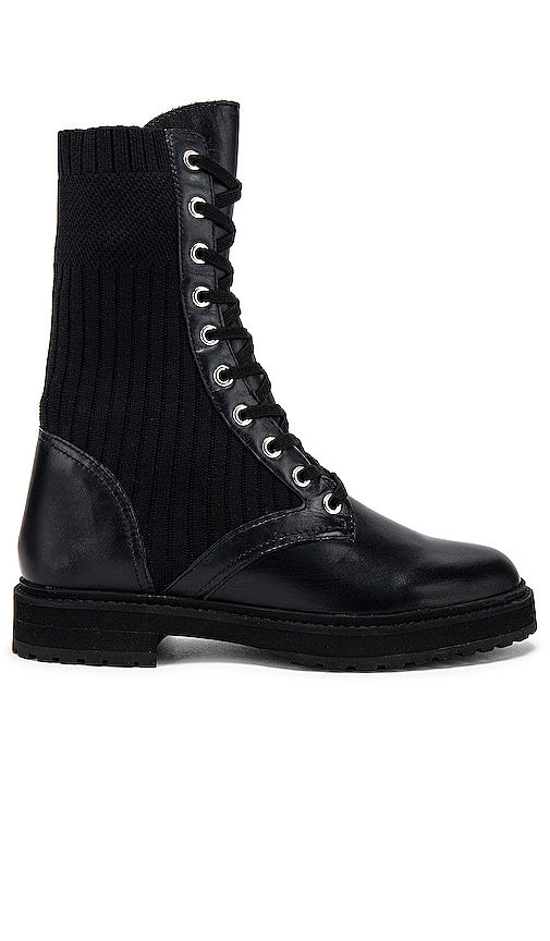 Tony Bianco Gem Boot in Black Roma & Black Sock | REVOLVE