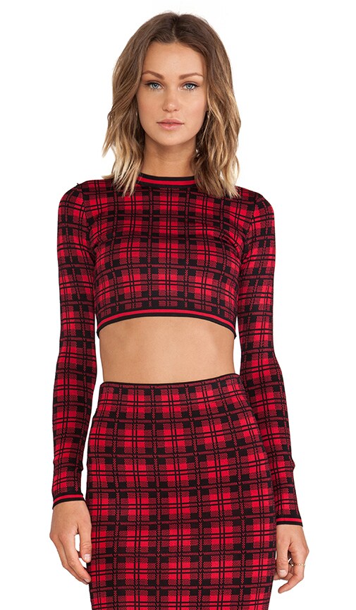 Torn by Ronny Kobo Oli Crop Top in London Plaid | REVOLVE Torn by Ronny Kobo Oli Crop Top in London Plaid | REVOLVE