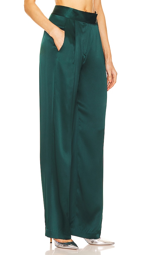 Green Wide Leg Trousers | REVOLVE