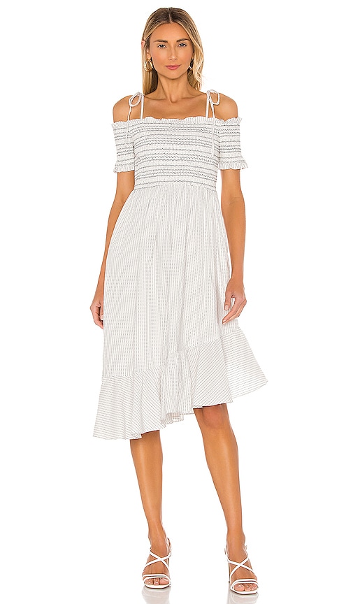 Tularosa Tallulah Midi Dress in Ivory | REVOLVE