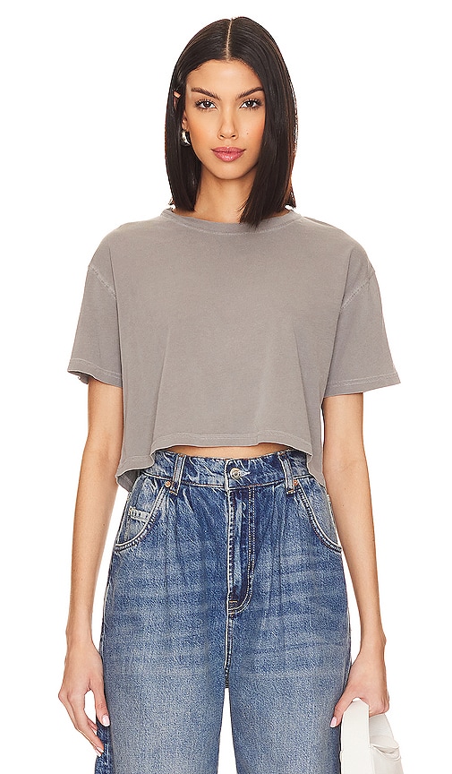 Tularosa Green The Bay Tee Shirt in Soft Grey | REVOLVE