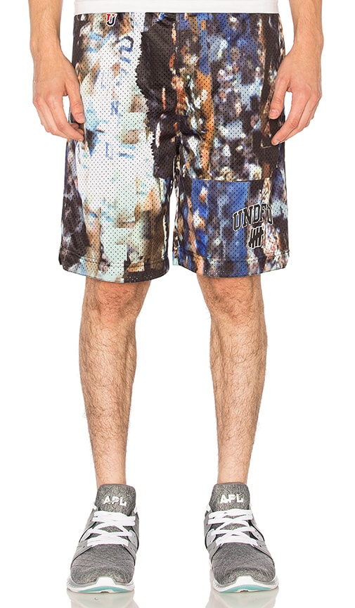 Undefeated Distorted Mesh Shorts in Blue | REVOLVE