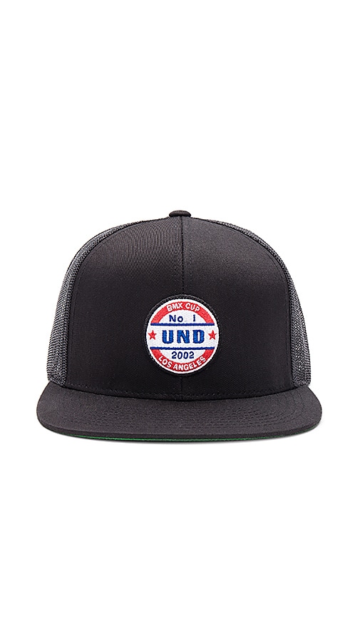 Undefeated No. 1 Trucker Snapback in Black | REVOLVE
