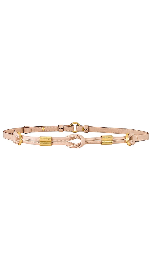 Ulla Johnson Ivy Knotted Rope Belt in Powder | REVOLVE