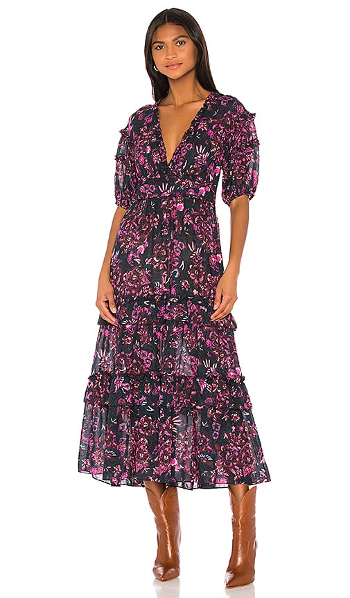 Ulla Johnson Amora Dress in Midnight | REVOLVE