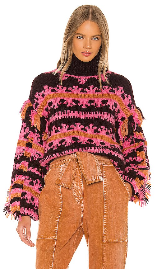Ulla Johnson Lubina Pullover in Fuchsia | REVOLVE