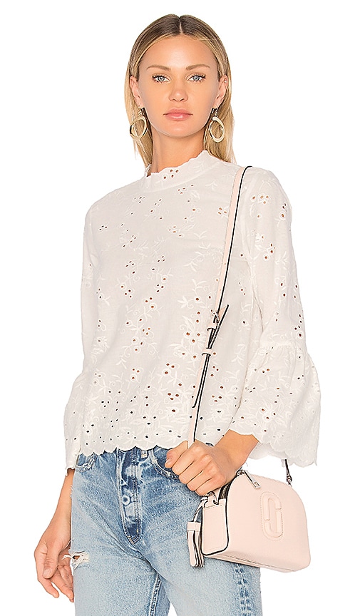 Ulla Johnson Grace Blouse in Blanc | REVOLVE