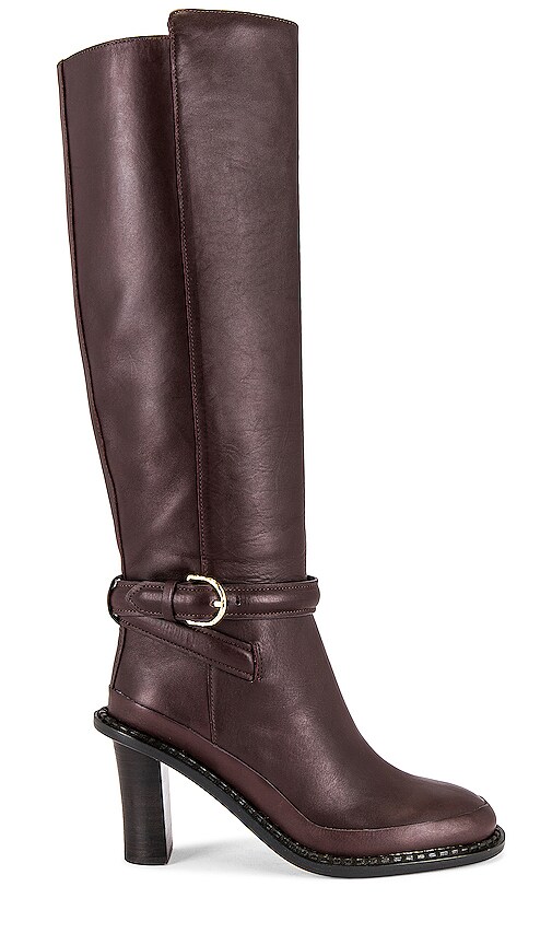 Ulla Johnson Devon Knee High Boot in Oxblood | REVOLVE