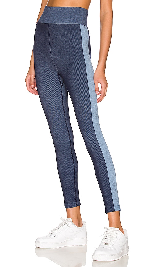 THE UPSIDE Circular Knit Midi Pant in Blue | REVOLVE