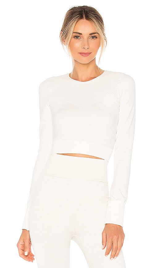 Varley Nolen Crop Top in Lily White | REVOLVE