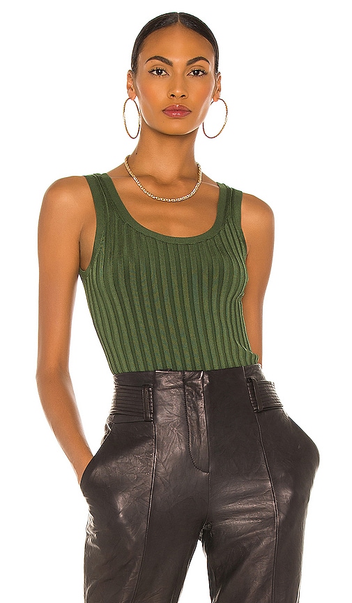Veronica Beard Sandra Tank in Olive | REVOLVE