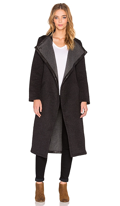 VEDA Loop Coat in Grey | REVOLVE