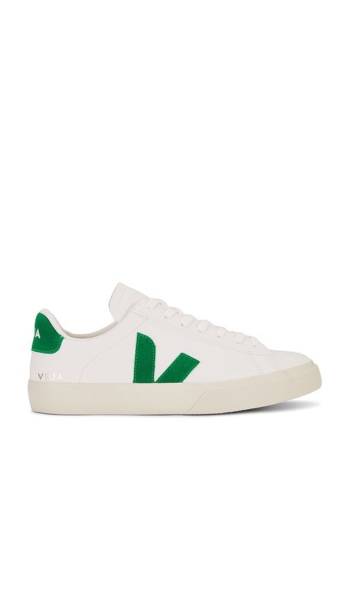 Veja Campo in Extra White & Emeraude | REVOLVE
