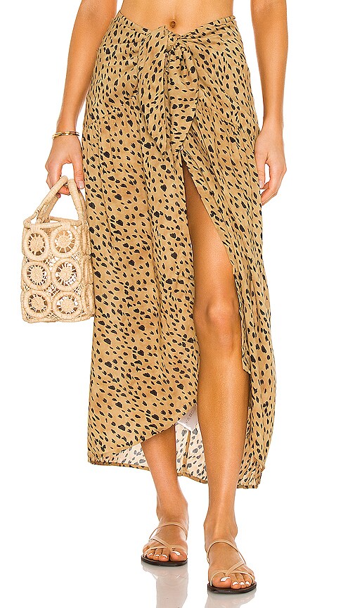 Vix Swimwear Ruffle Pareo Skirt in Lassi | REVOLVE