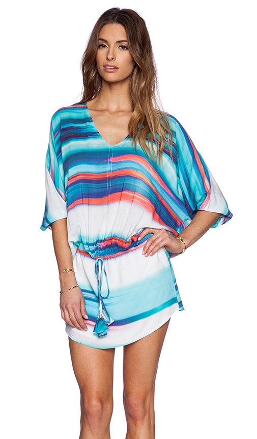 Vix Swimwear Kay Mini Dress in Al Mare | REVOLVE