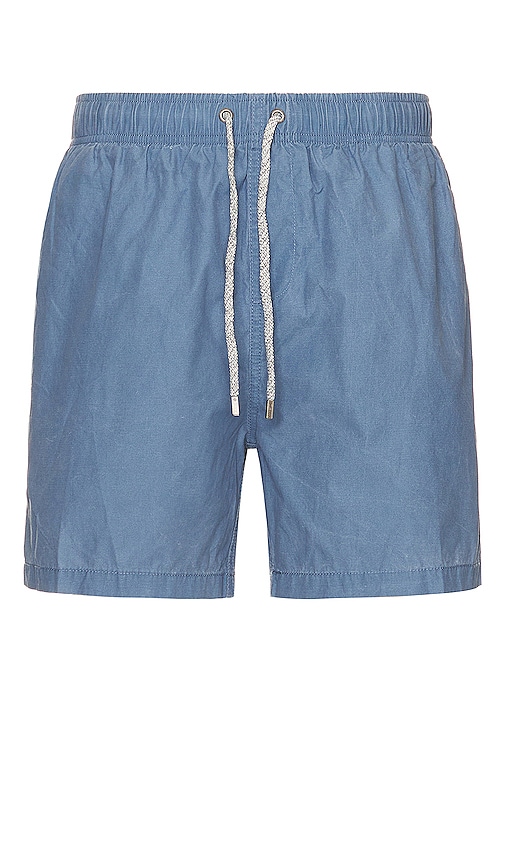 Vintage Summer Wash Volleys Swim Short in Blue | REVOLVE