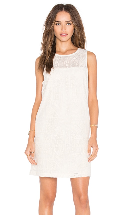 WAYF Tank Dress in Ivory Embroidery | REVOLVE