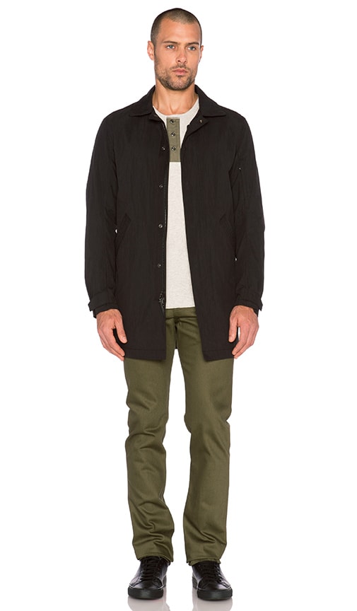 wings + horns Mac Coat in Black | REVOLVE