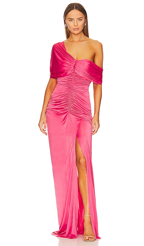 YAURA Tiara Dress in Pink | REVOLVE