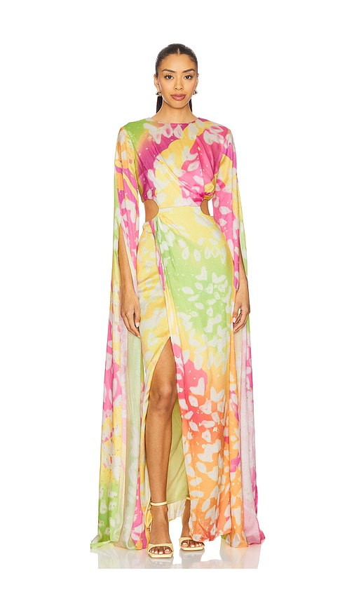 YAURA Reike Dress in Tropical Paradise Print | REVOLVE