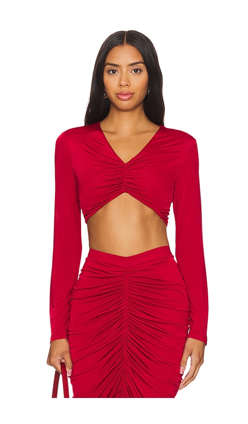 YAURA Kaira Top in Red | REVOLVE