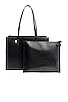BEIS Mini Work Tote in Black | REVOLVE