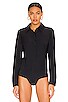 Commando Classic Button Down Bodysuit in Black | REVOLVE