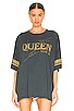 DAYDREAMER Queen Tour '80 Tee in Vintage Black | REVOLVE