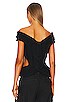 Dion Lee Chunky Cable Corset Top in Black | REVOLVE
