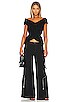 Dion Lee Chunky Cable Corset Top in Black | REVOLVE