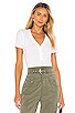 David Lerner Emily Henley Bodysuit in White | REVOLVE
