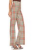 Free People Plaid Jules Pant in Rust Combo | REVOLVE